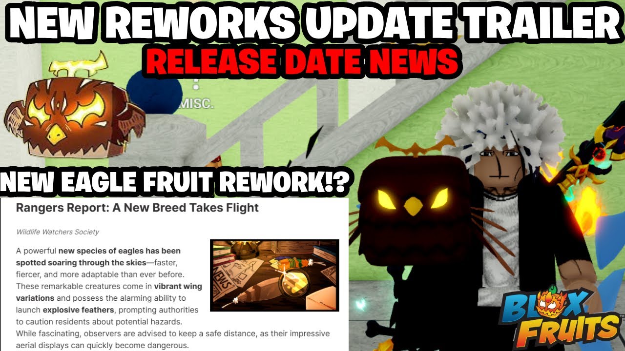 Blox Fruits Update New Falcon Fruit Rework Leaks! Gravity Rework Blox ...