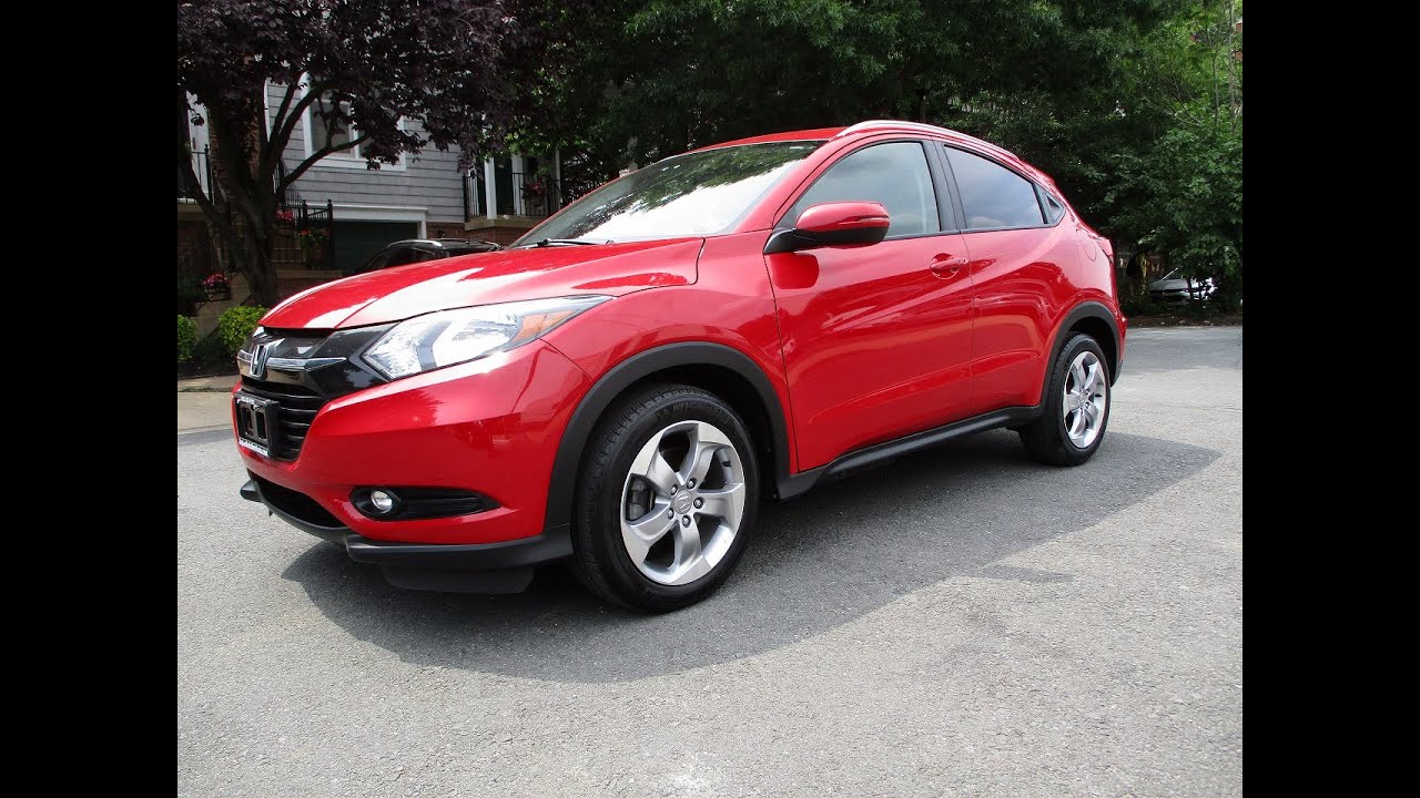 (A617) 2017 HONDA HR-V EX-L (RED) CLEAN CARFAX REPORT !! - YouTube