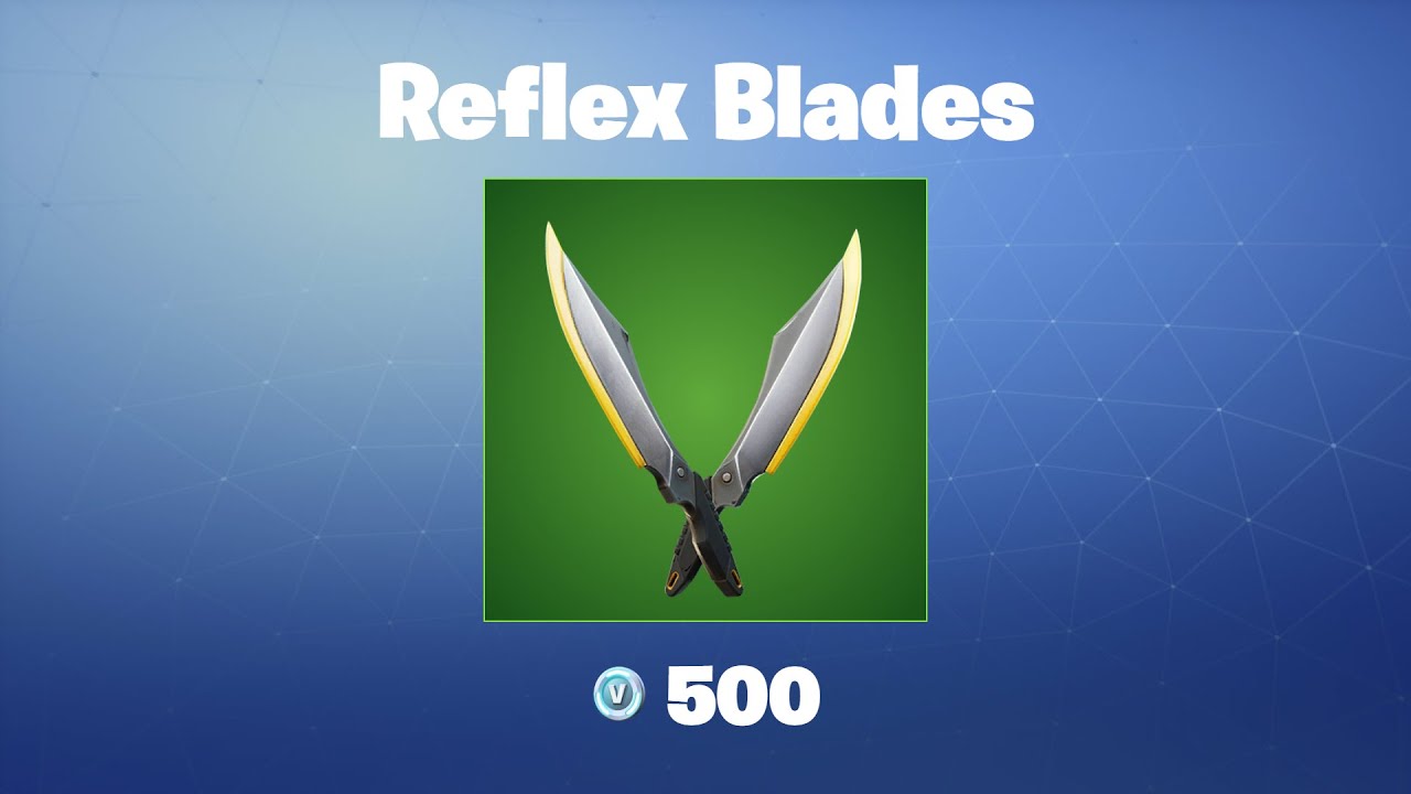 Reflex Blades | Fortnite Pickaxe - YouTube