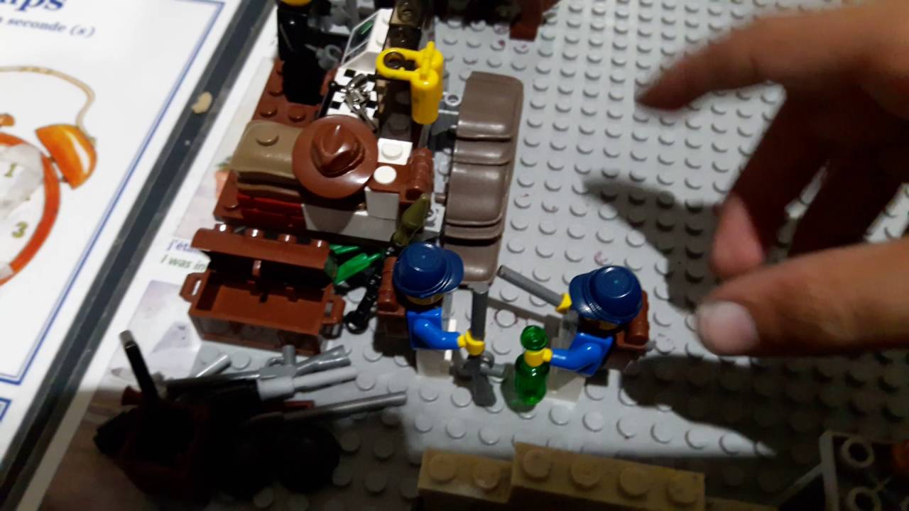 Ma présentation de ma base lego militaire - YouTube