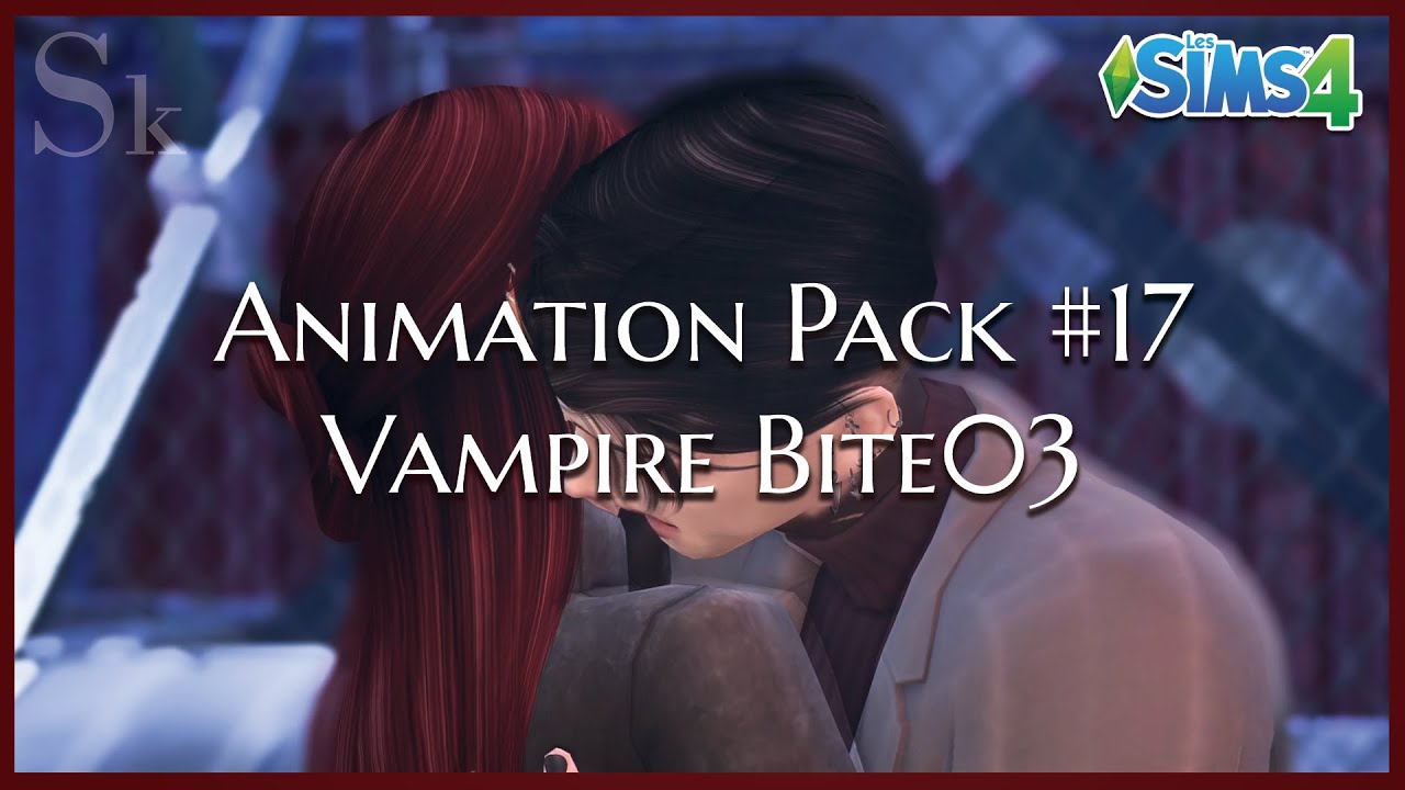 ANIMATION PACK#17 - VAMPIRE BITE 03 | Sims 4 Animation (Download) - YouTube