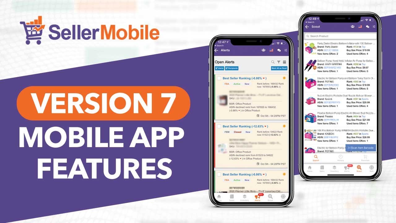 How to Use Amazon Seller Mobile App | Version 7 Launch of Mobile App ...