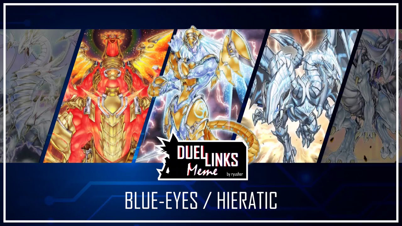 BLUE-EYES / HIERATIC / Destroy the darkness! Let's go, Blur-Eyes! [Yu ...