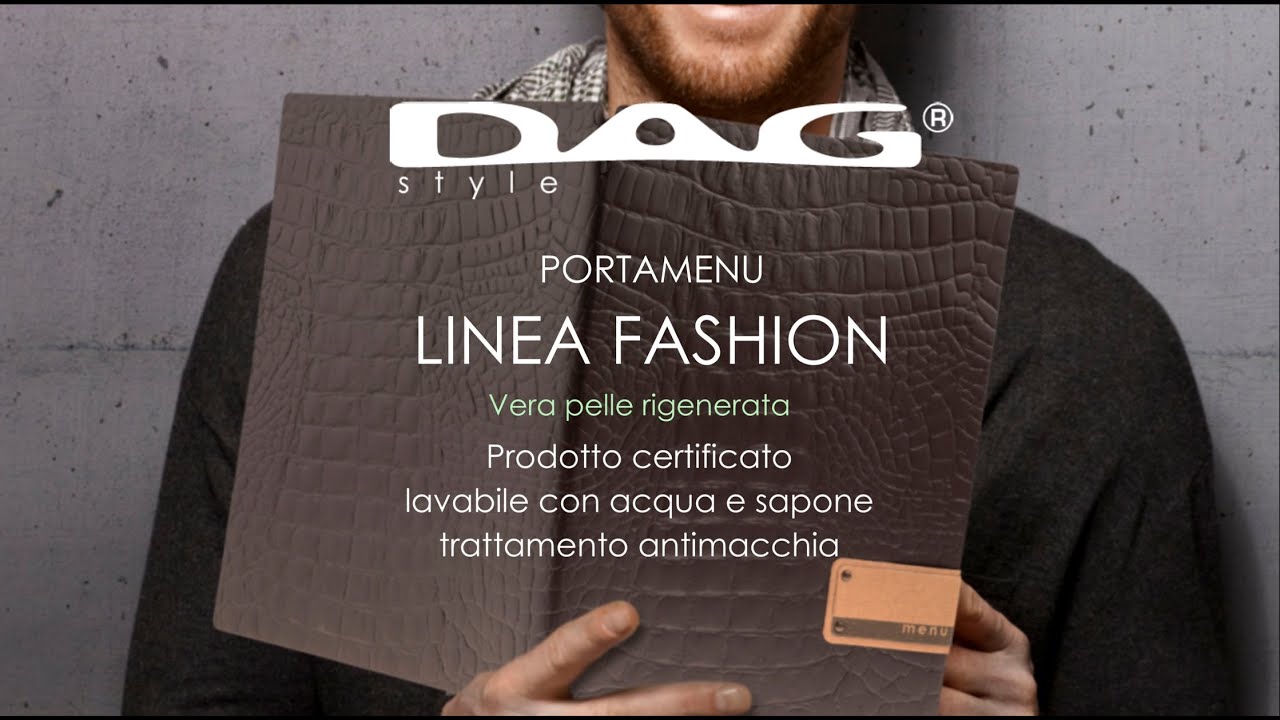 PORTAMENU DAG STYLE LINEA FASHION - YouTube