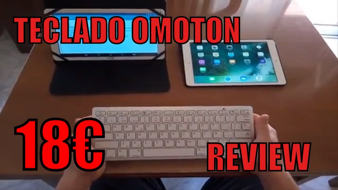 Review TECLADO omoton buena calidad precio ULTRA DELGADO 2020 - YouTube