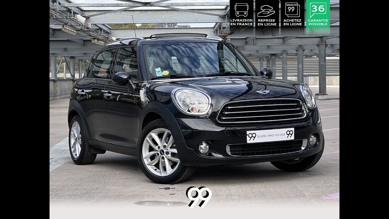 MINI COUNTRYMAN 2.0 D 110 COOPER PACK CHILI BVA - YouTube