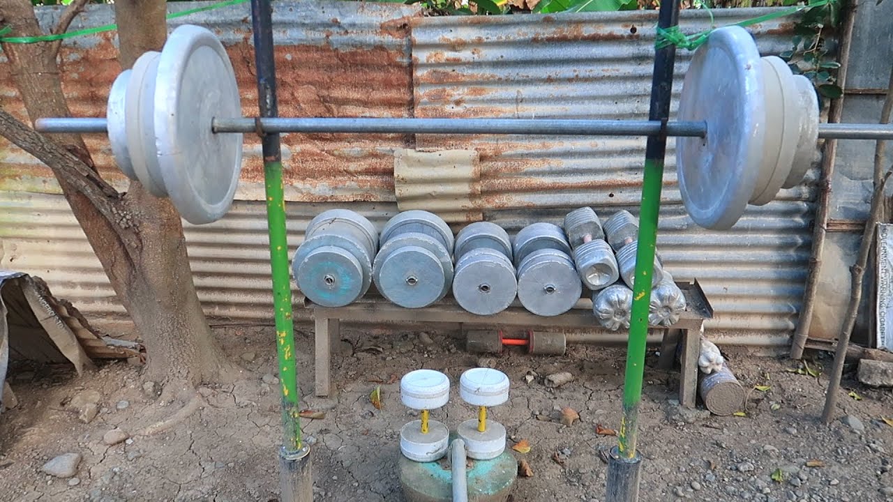 Awesome Homemade Outdoor Gym - YouTube