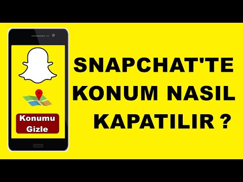Snapchat Konum Kapatma | Snapchat Konum Nasıl Kapatılır ?  | Snapchat  Konum Gizleme Nasıl Yapılır ?