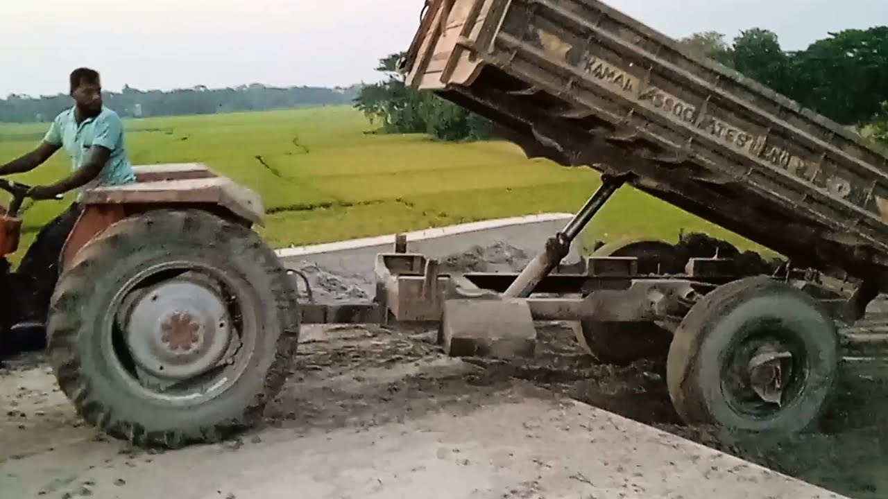 Mahindra gadi new powerful tractor - YouTube