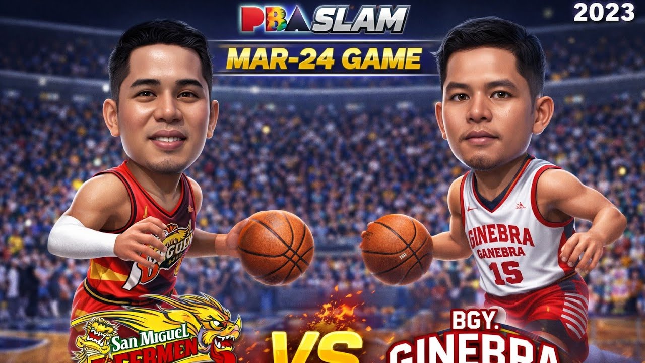 PBA Basketball Slam 2023 San Miguel Beermen vs Bgy. Ginebra Mar-24 Game ...