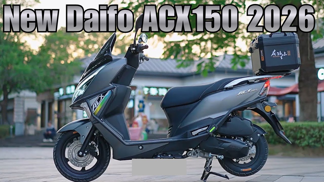 150cc | 5580 RMB | Top Speed 100 km/h | Daifo ACX150 2026 - YouTube