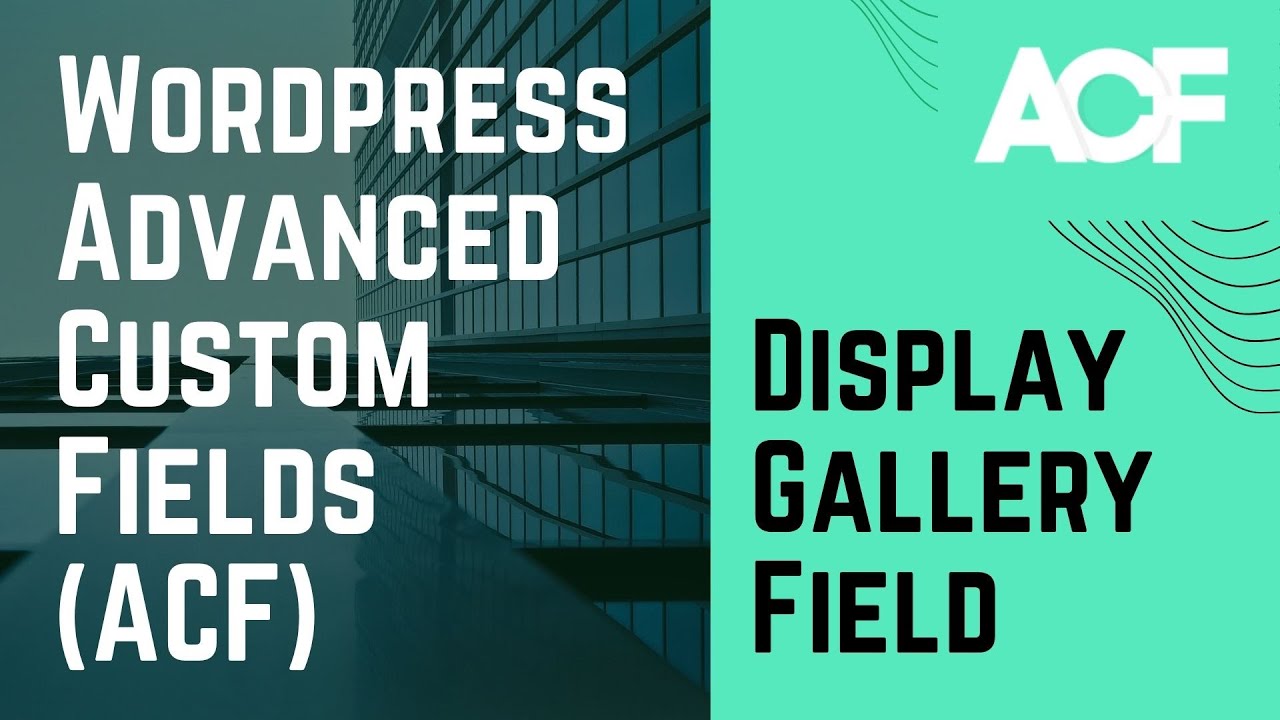 Gallery Field - WordPress Advanced Custom Fields - Display Gallery ...