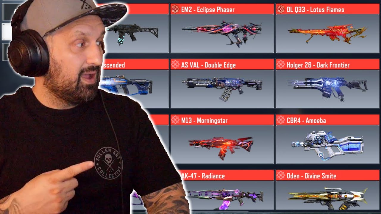 Collection Tour: ALL MY SKINS in COD Mobile - YouTube