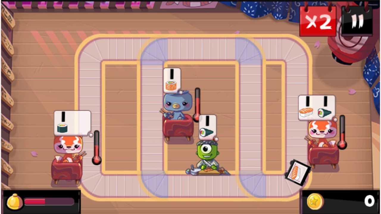 How to play Sushi Train game | Free online games | MantiGames.com - YouTube