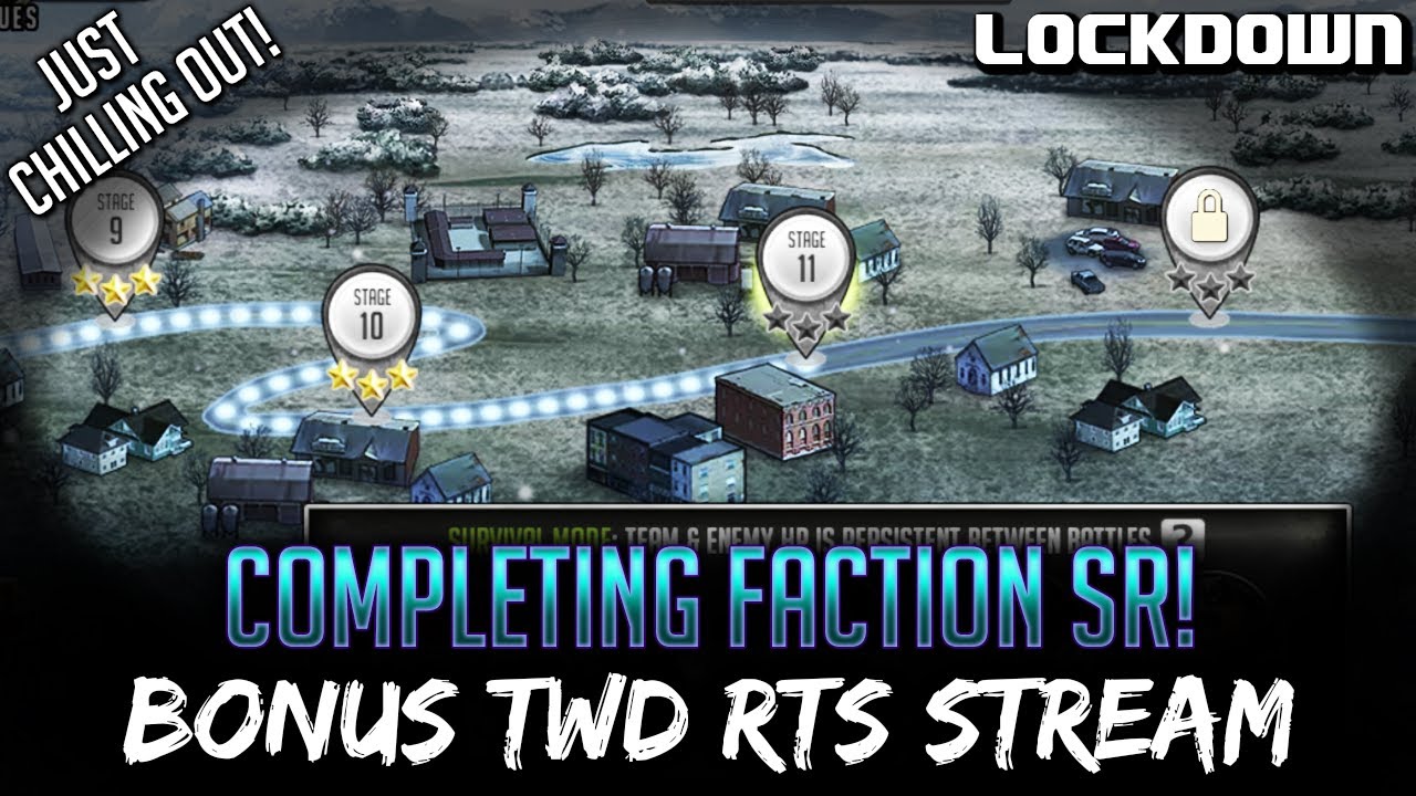 Completing Faction SR! Bonus TWD RTS Stream - The Walking Dead: Road to ...