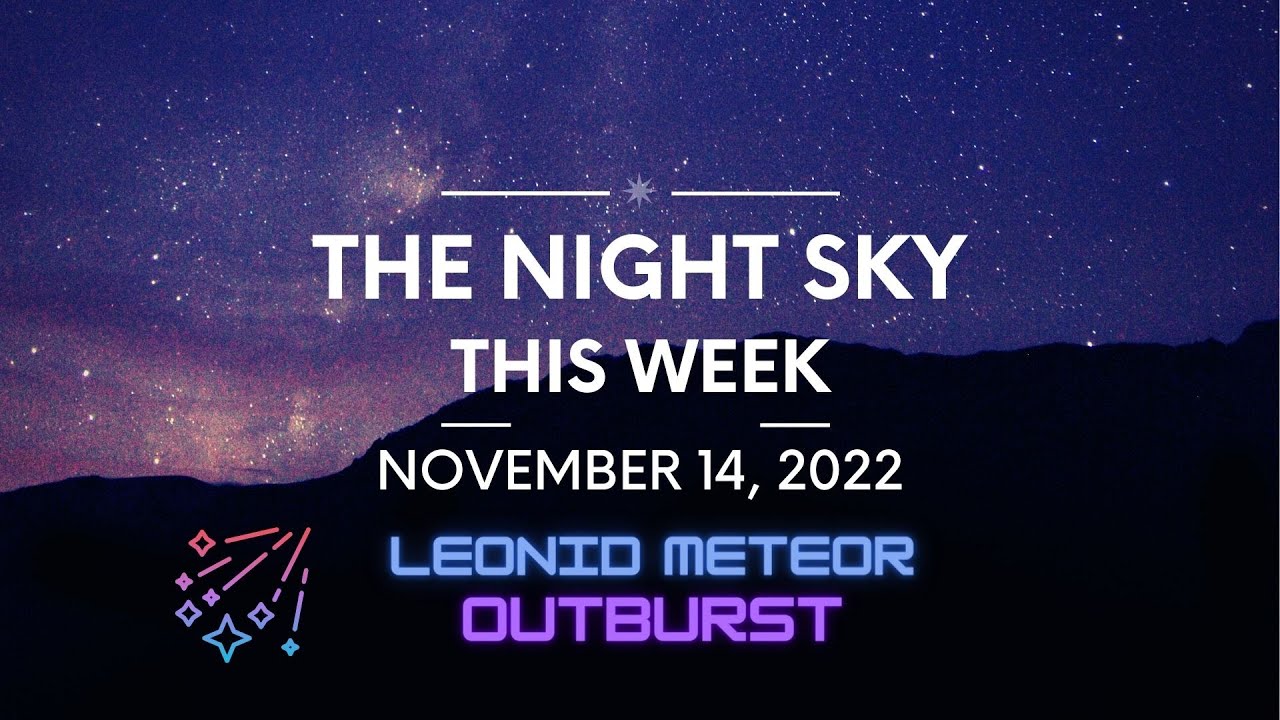 The Night Sky This Week November 14 2022 - YouTube