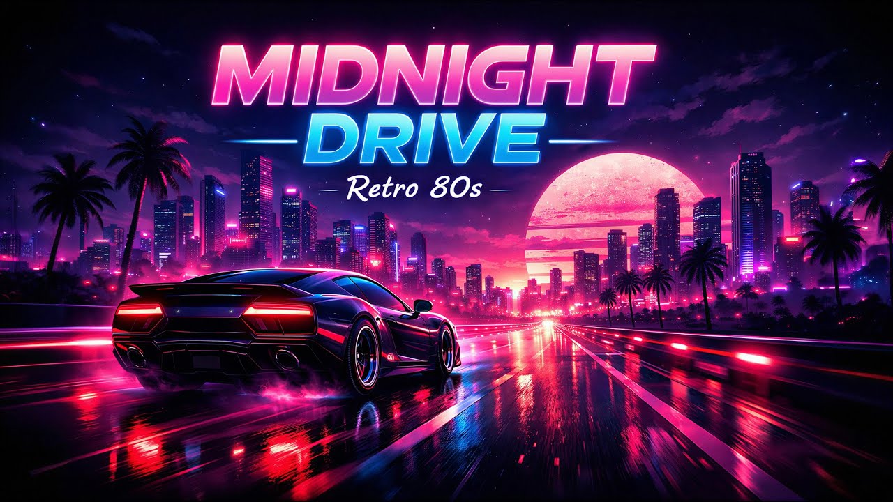 MIDNIGHT DRIVE – Retro 80s - YouTube