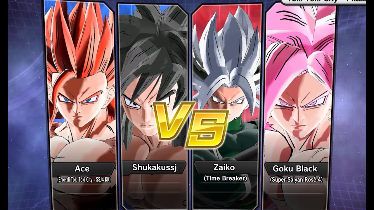 XV2 - Requested match (PC): Shukakussj&Ace SSJ4 Kaiohken vs Zaiko Time ...
