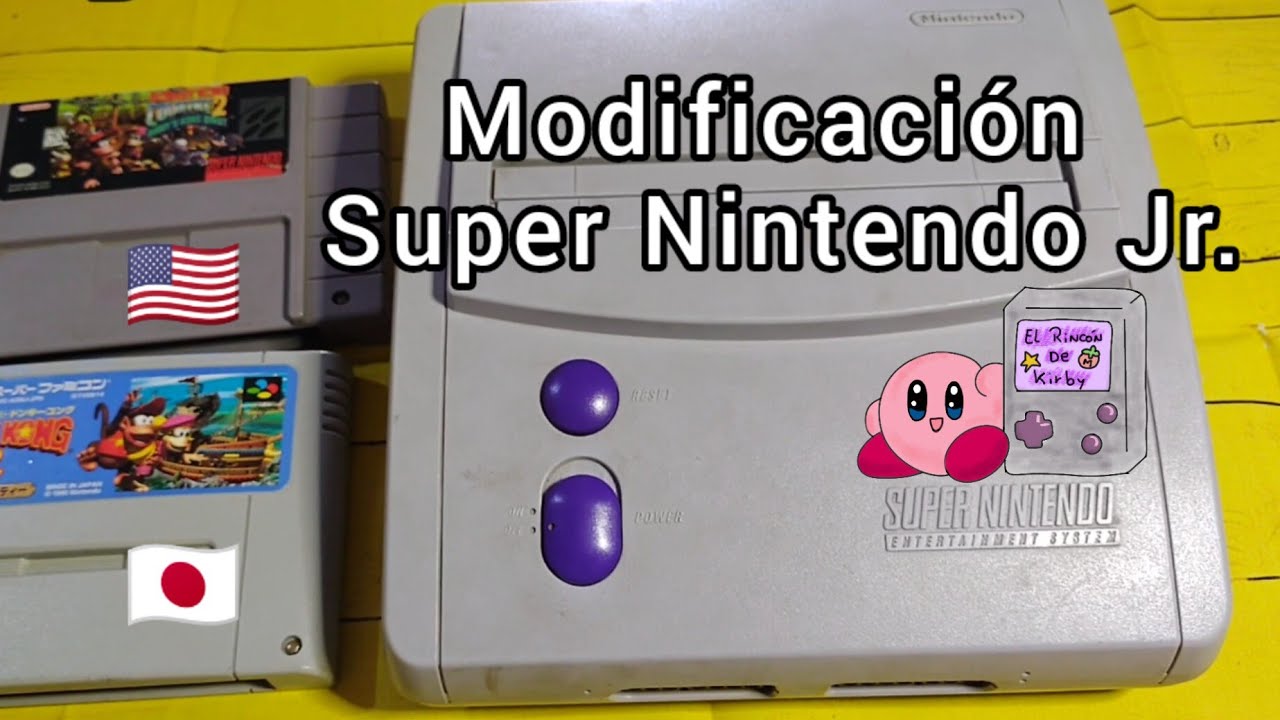 Como Modificar la Super Nintendo Jr. - Americana para poder jugar ...