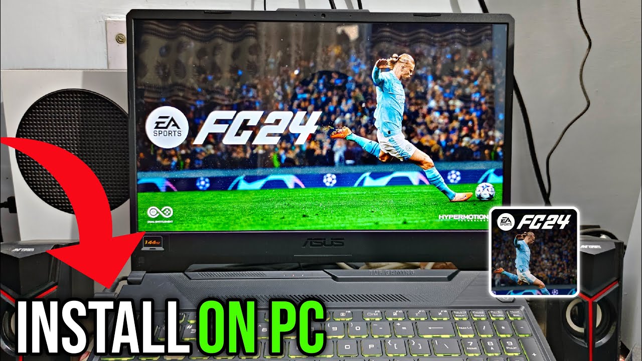 How to Play FC 24 in PC & Laptop 2024 | EA FC 24 Playing on Laptop Full ...