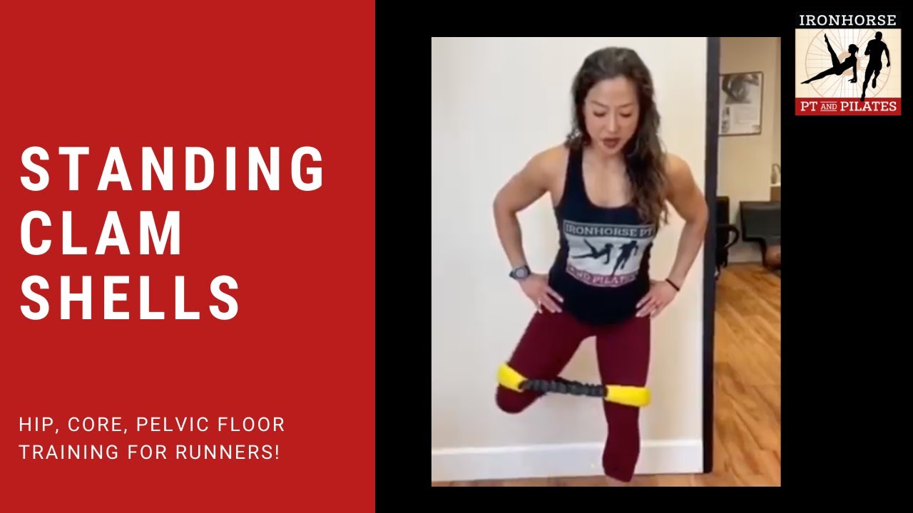Strengthen Your Glutes With Standing Clamshells! - YouTube