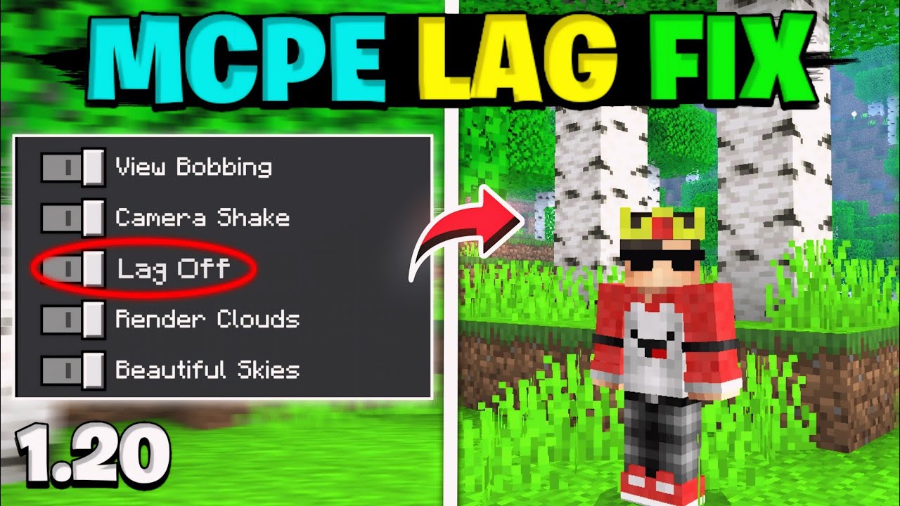 How To Fix LAG In Minecraft Pe 1.20 | Mcpe LAG Fix Settings 1.20 In ...