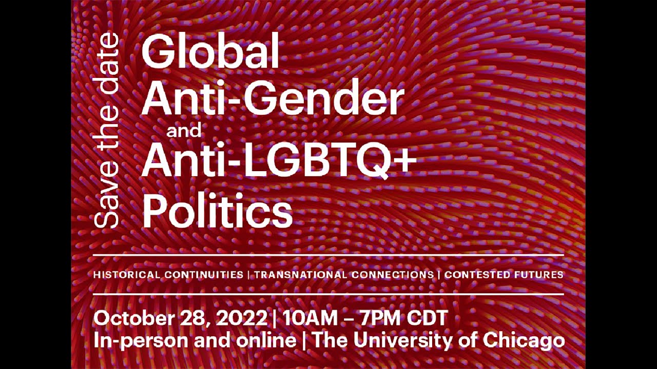Global Anti-Gender and Anti-LGBTQ+ Politics: Keynote Address by Camille ...
