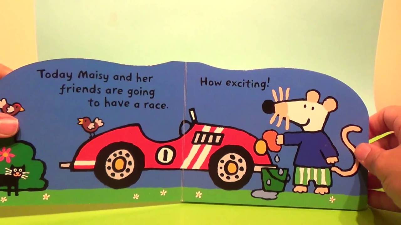 Maisy's Racing Car First Words Book Fun Baby Fun Fun - YouTube