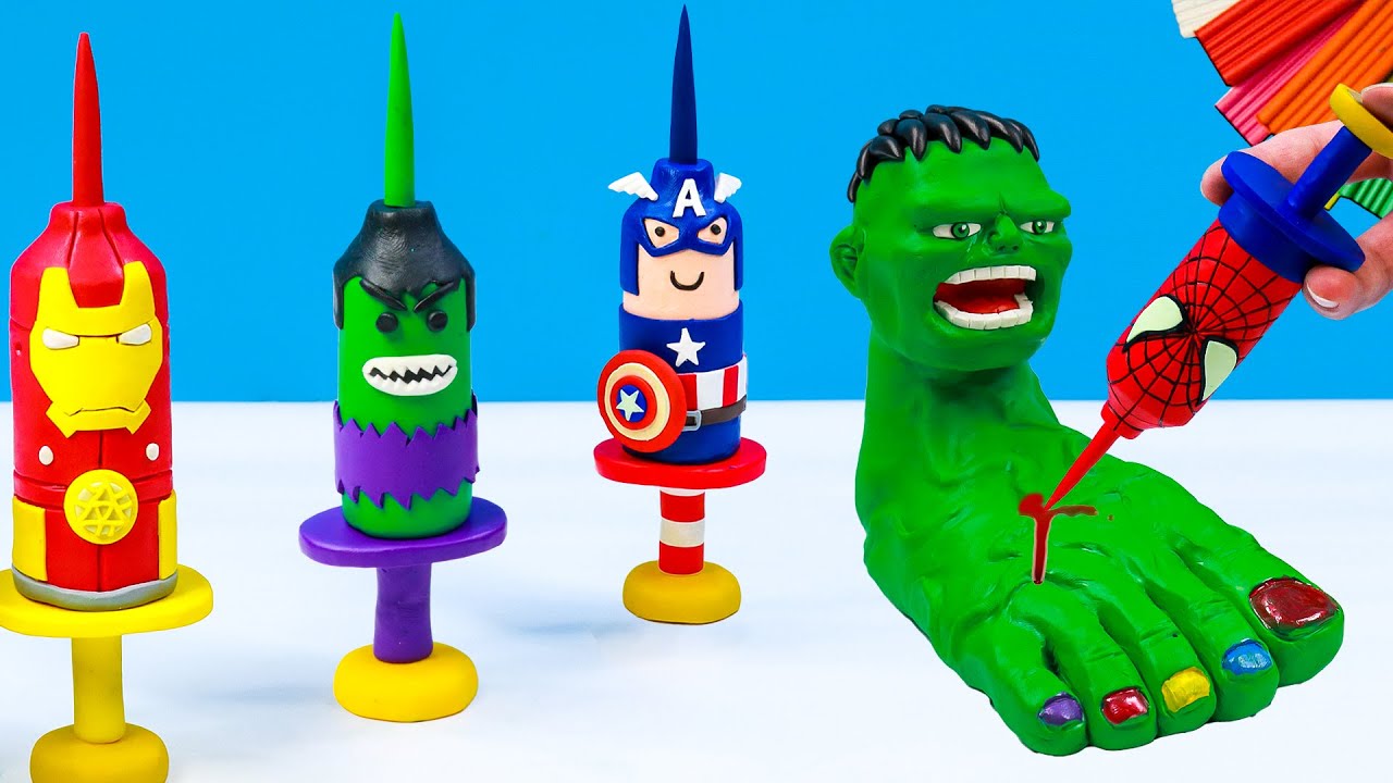 How to make syringe mod superhero Spider man, Hulk, Captain America ...