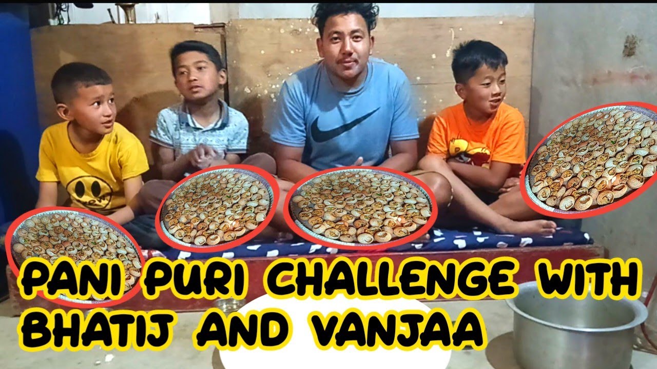 Vlog20|| 30_30 ota Pani Puri challenge with bhatij and vanja price pool ...