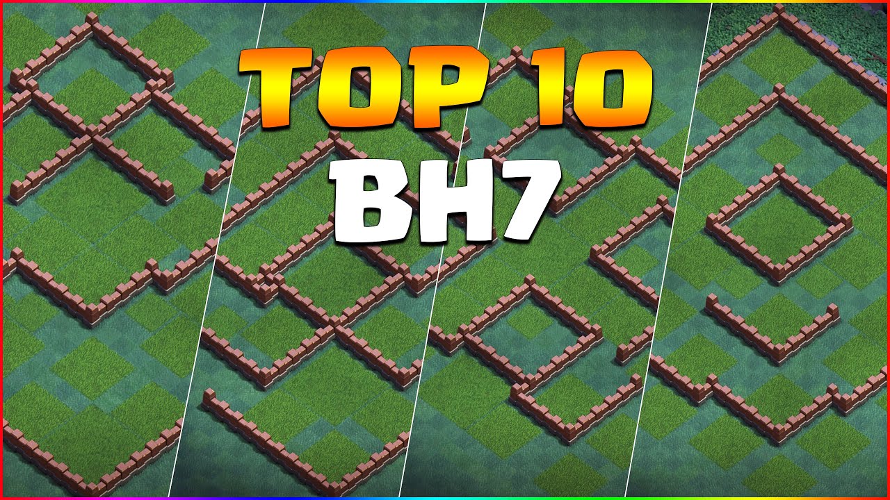 Top 10 New Best BH7 (Builder Hall 7) Bases 2020 With Copy Link Design ...