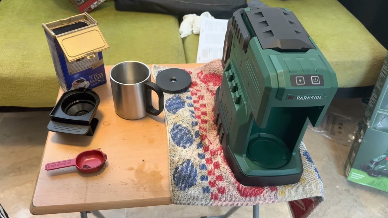 Cafetera a batería Parkside 20v ( Lidl ) - YouTube