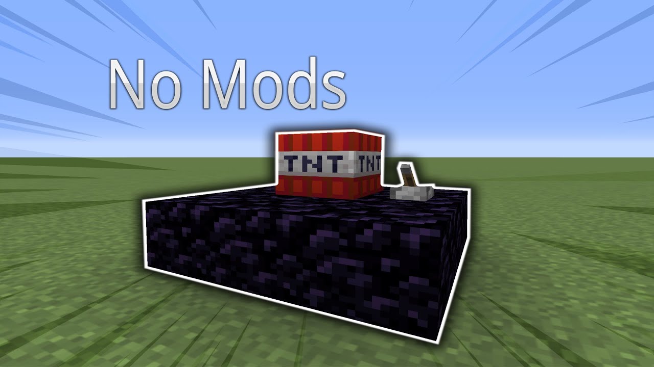 Exploding Obsidian in Minecraft - YouTube