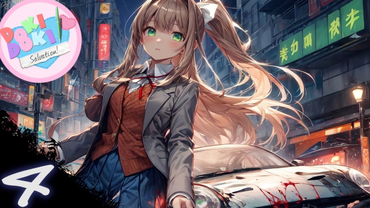 Zagrajmy w Doki Doki Salvation (PL) - Tragiczny wypadek #4 - YouTube
