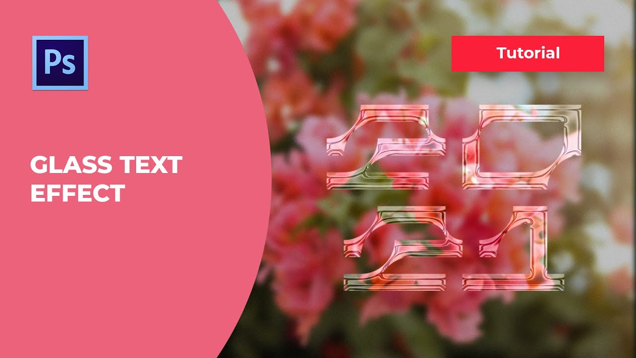 Glassmorphism Text Effect in Adobe Photoshop - YouTube