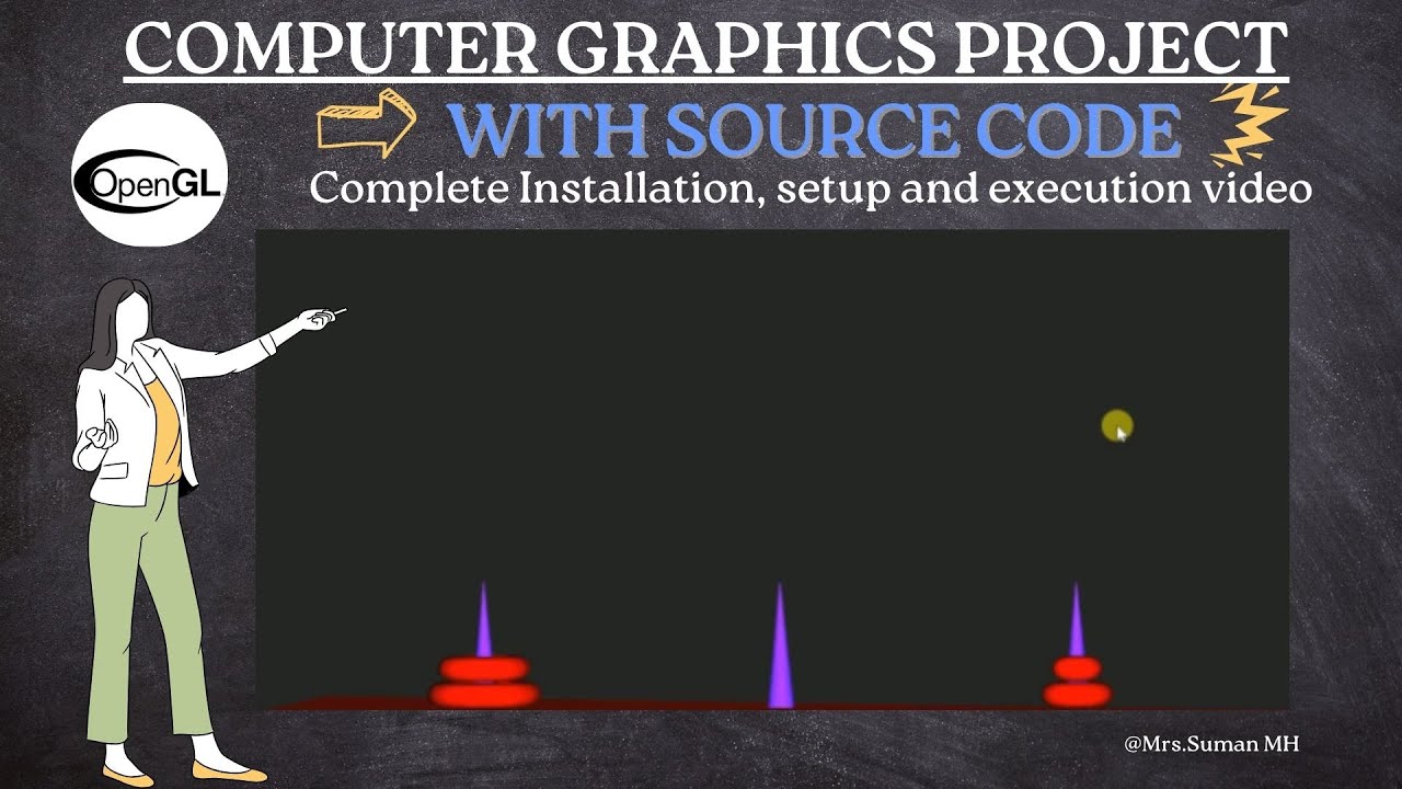 Tower of Hoani | OpenGL Project | Computer Graphics Project | With ...