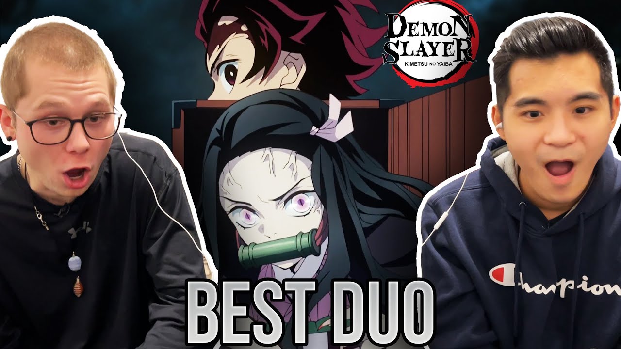 LETS GO NEZUKO! Anime HATERS React to Demon Slayer 1x6 "Swordsman ...