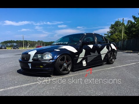 $20 Side Skirt Extensions for your BMW e46