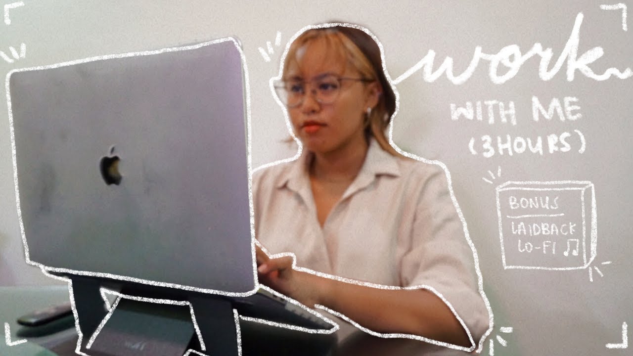 WORK WITH ME | 3 hours with pomodoro and laidback lo-fi - YouTube