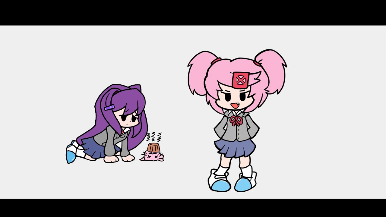 【FNF】パンこげこげになっちゃった (My Bread was Burnt to a Crisp) But Its An Natsuki ...