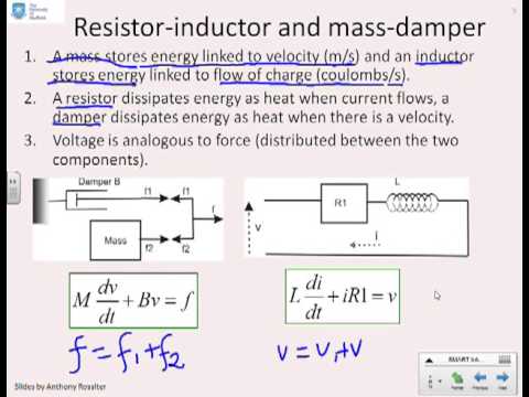 1st order modelling 4 - resistor-inductor systems - YouTube