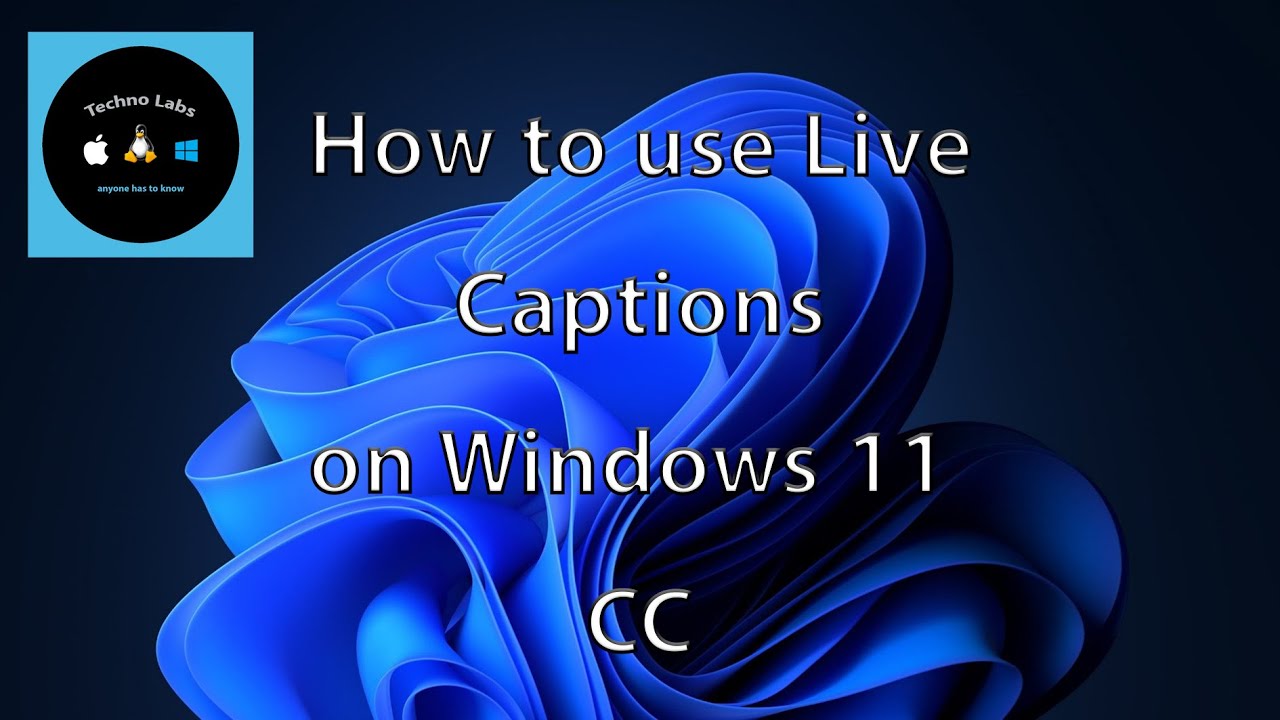 How to enable and use Live captions on Windows 11 - YouTube