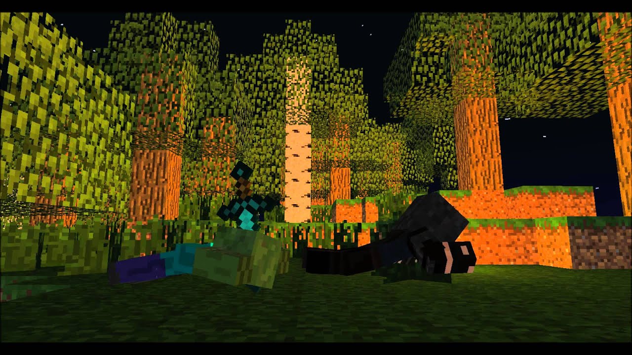 Ninja VS Zombie (A mineCraft Animation) - YouTube