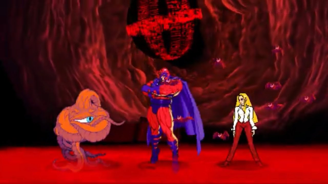 Marvel vs Capcom 2: Magneto, Morrigan, and Shuma Gorath arcade ...
