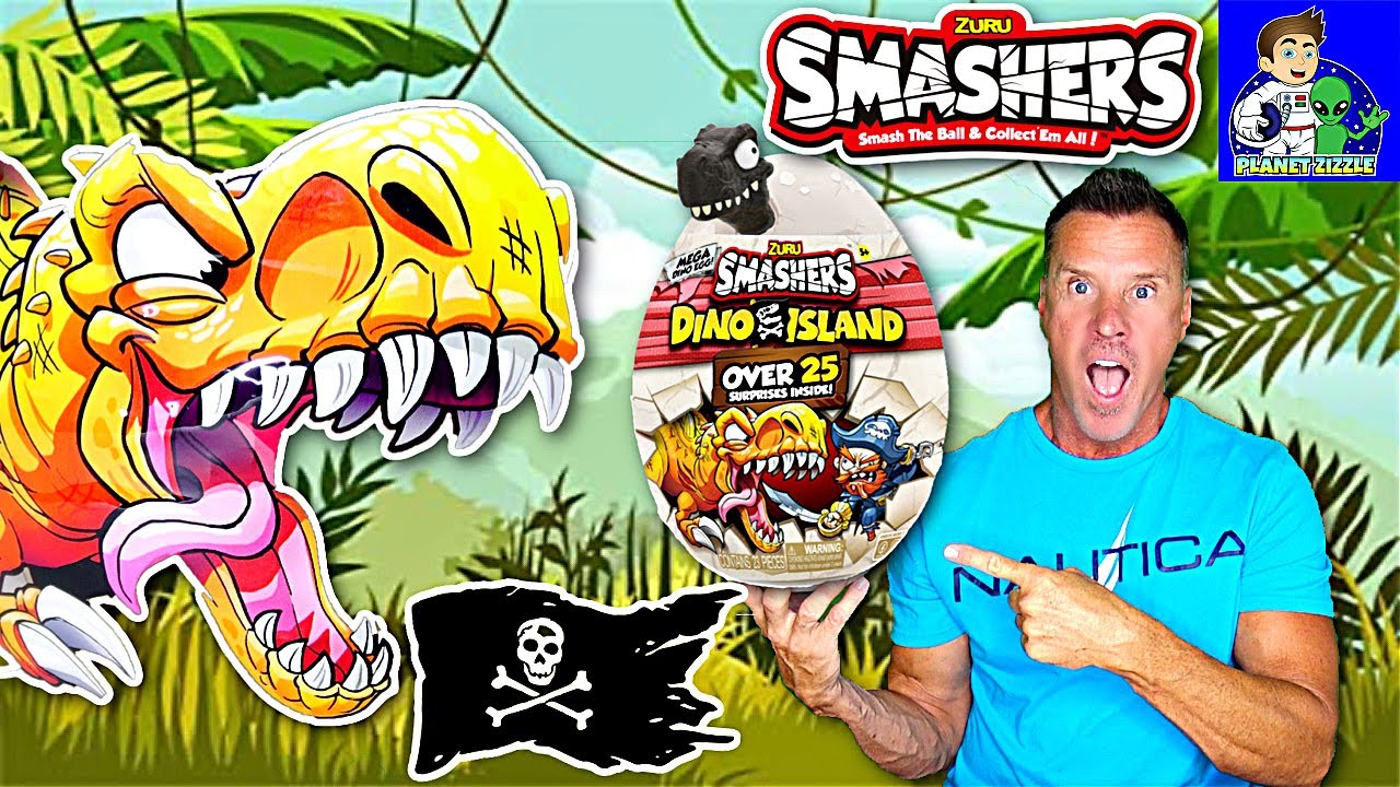 ZURU Smasher Dino Island (Mega Dino Egg) - YouTube