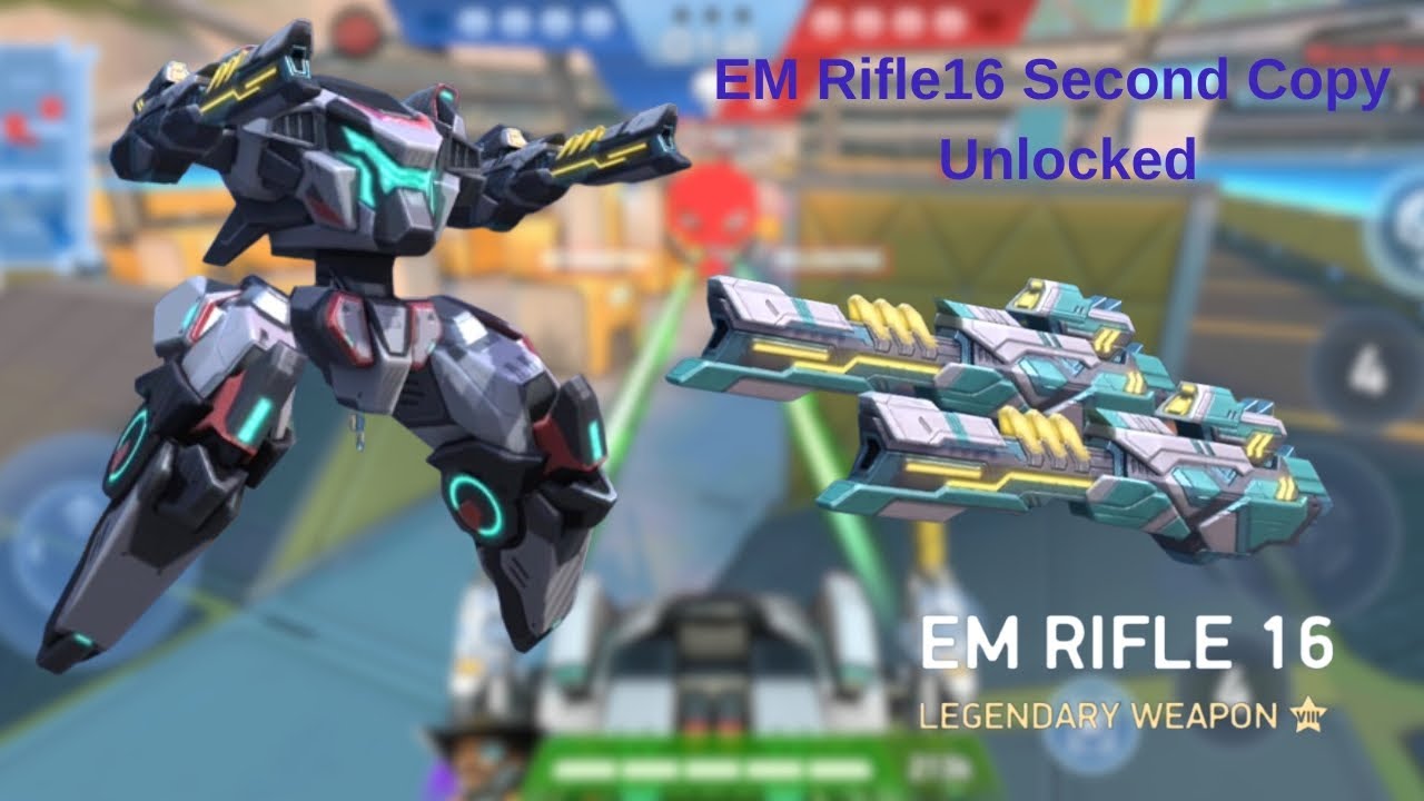 EM Rifle 16 Second Copy Unlocked 🔓|| Mech Arena || Redox With Dual EM ...