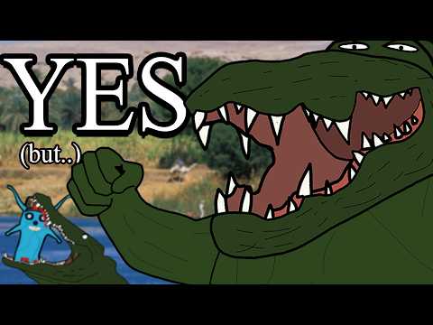 Do crocodiles actually see humans as prey?