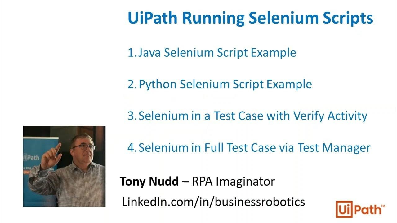 UiPath Running Selenium Scripts - Basic Examples - YouTube