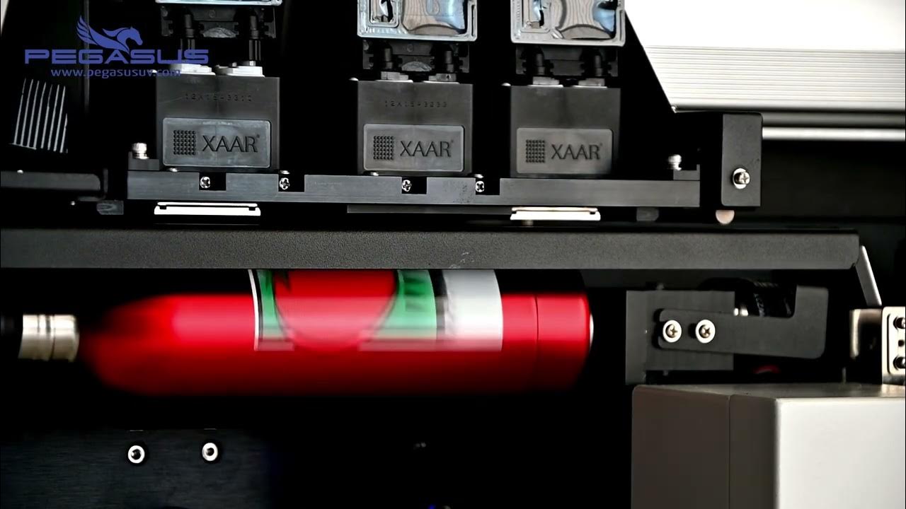 Drukarka uv do druku na butelkach, okrągłych przedmiotach i opakowaniach. Pegasus ELF drukarka ...