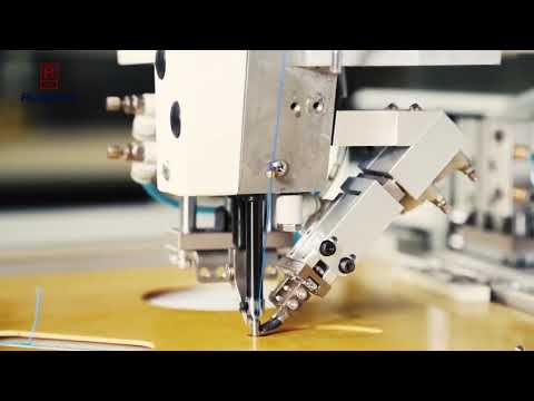 Airbag Automatic Template Sewing Machine - YouTube
